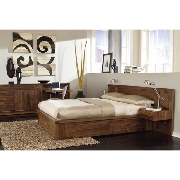 Moduluxe 35" 2 Drawers over 4 Door Dresser - Grounded